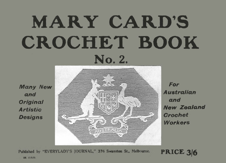 Mary Card’s Crochet Book No 2 - Barbara Ballantyne Crochet History